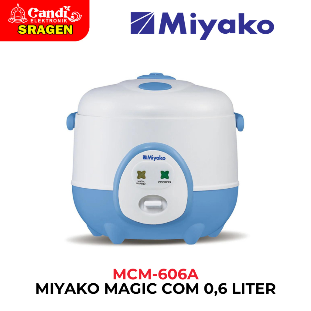 Jual MIYAKO Magic Com 0,6 Liter 3 in 1- MCM-606A | Shopee Indonesia