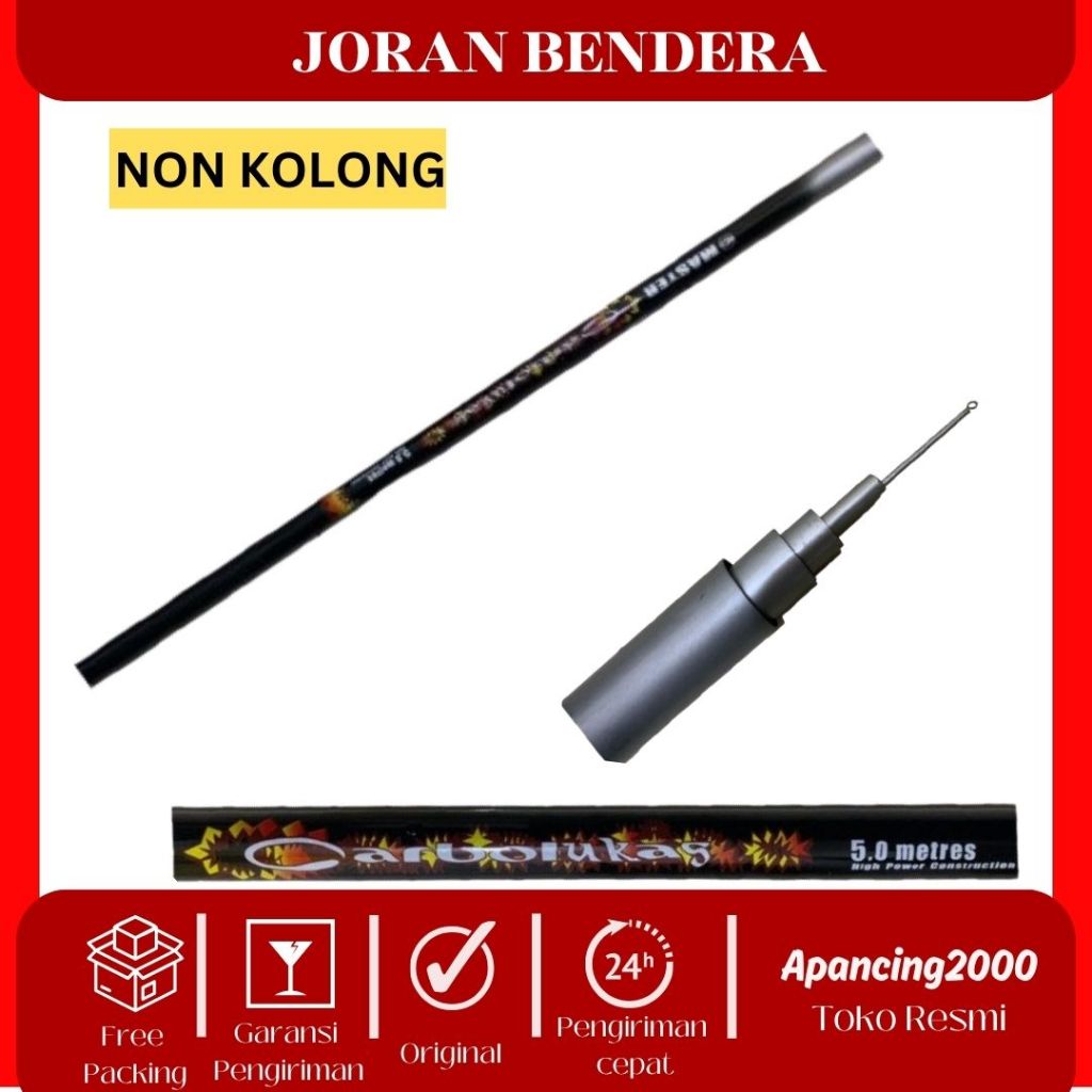 Jual joran tegek bendera giantflag gabusan toman 300 400 500 600 ...