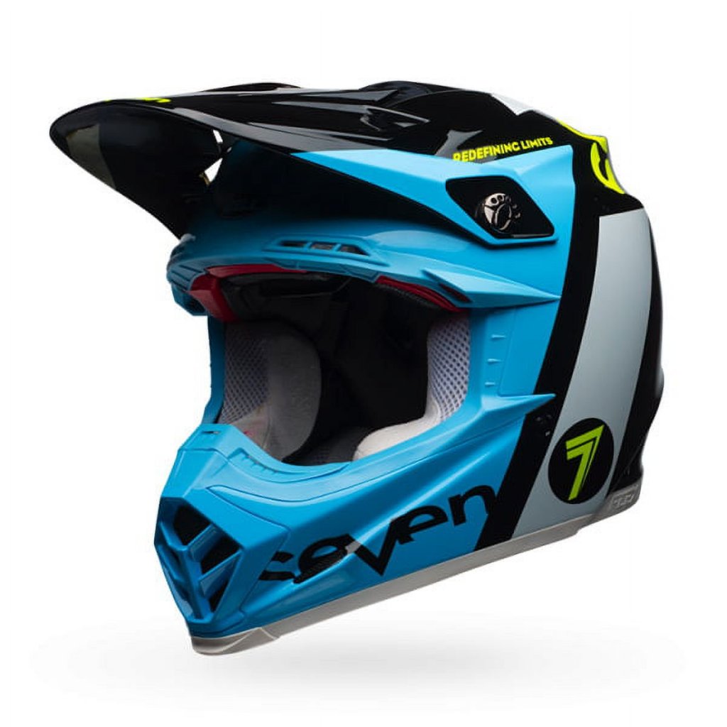Jual BELL MOTO 9 FLEX CARBON SEVEN FLIGHT HELMET BLACK not Airoh ...