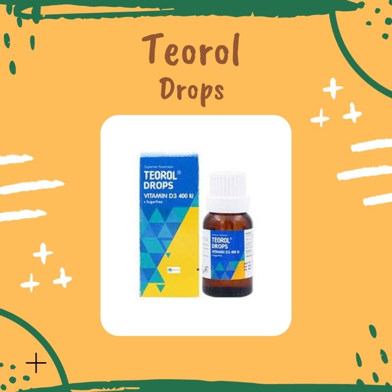 Jual PROMO!!! Teorol Drops Vitamin D3 400IU | Shopee Indonesia