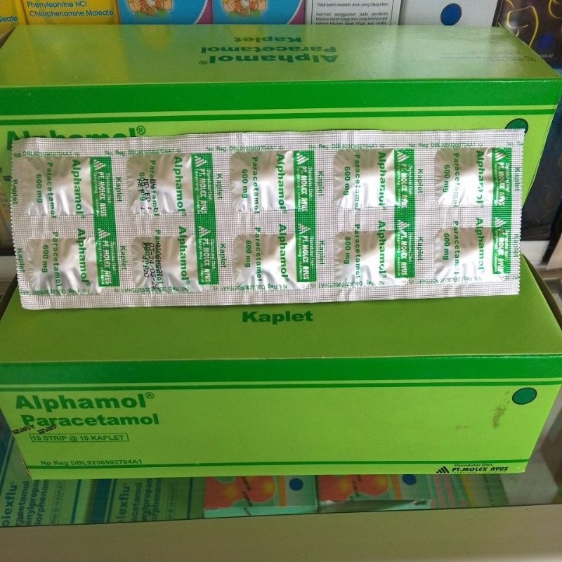 Jual Alphamol Kaplet (Paracetamol 600mg) | Shopee Indonesia