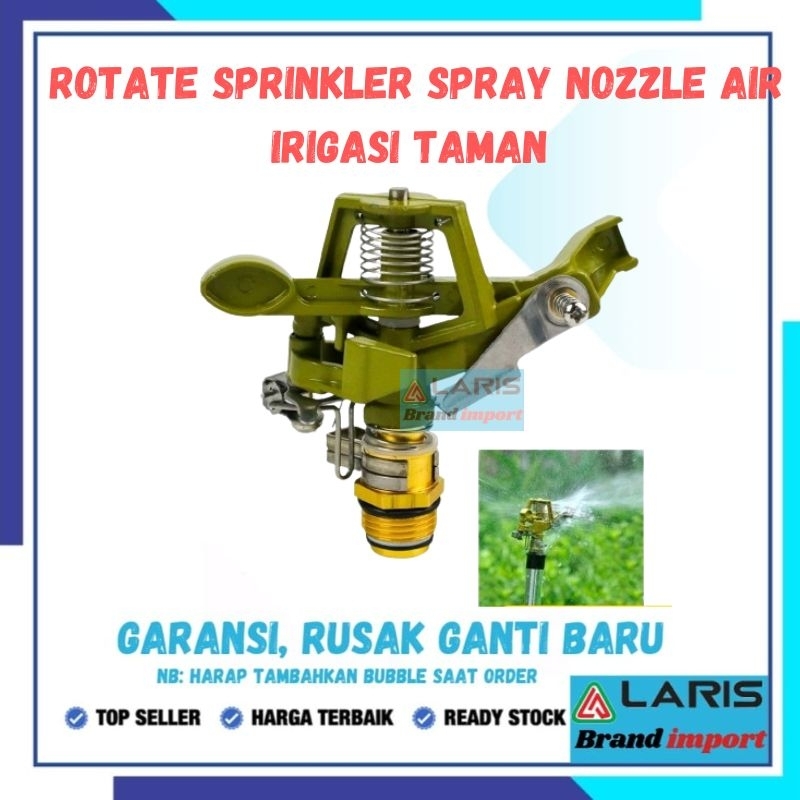 Jual Rotate Sprinkler Spray Nozzle Air Irigasi Taman - Copper EHS ...