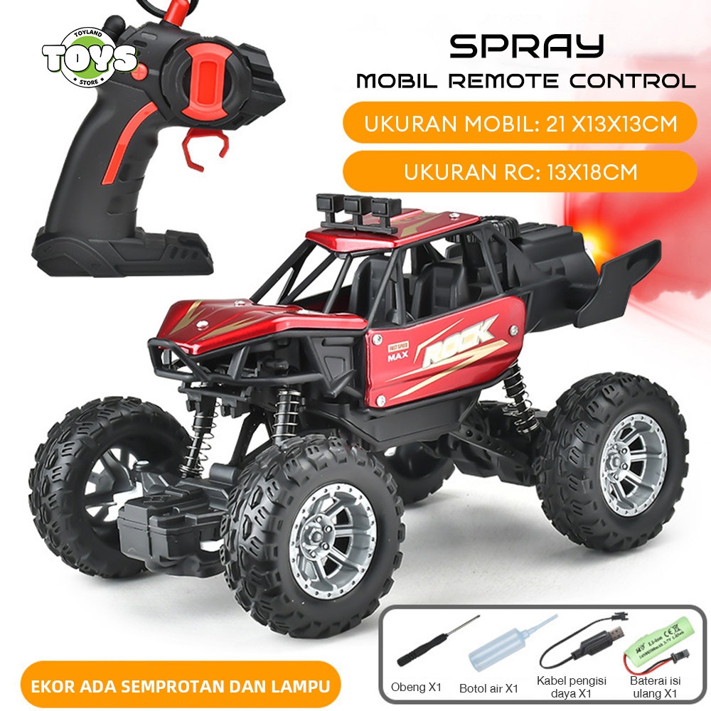 Jual Mobil Remote Control Offroad Besar RC Spray Alloy Jeep Remote ...