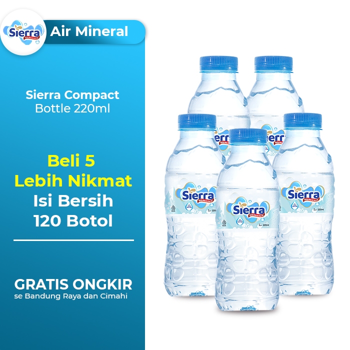 Jual Sierra Compact 220 ml (Bundling 5 Pack) | Shopee Indonesia