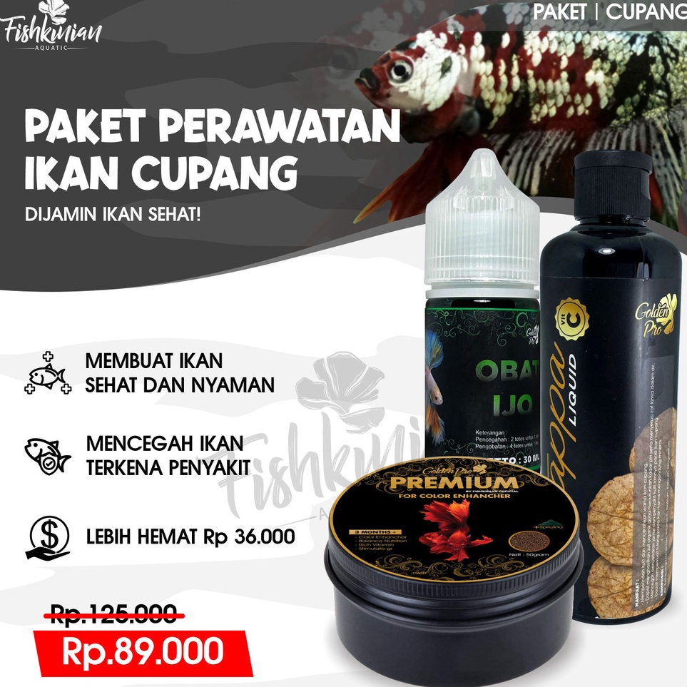 Jual KODE U1J PAKET PERAWATAN CUPANG BETTA KEMASAN NORMAL | Shopee Indonesia