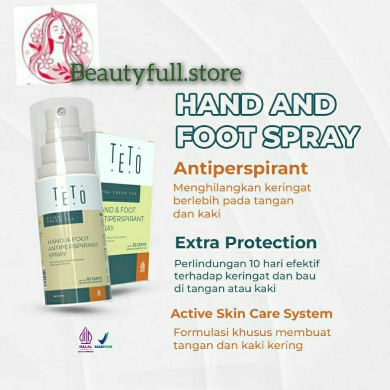 Jual KODE U15T BTS Teto Hand and Foot Spray 3ml yang mengurangi ...
