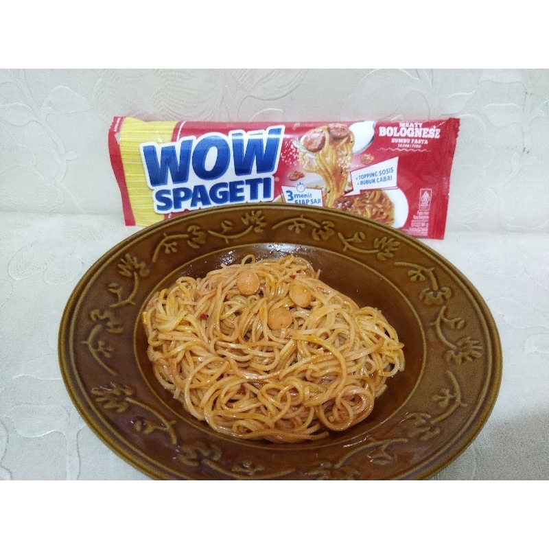 Jual WOW SPAGETI 84 GRAM / WOW SPAGETI INSTANT CARBONARA / WOW SPAGETI BOLOGNESE / WOW SPAGETI ...