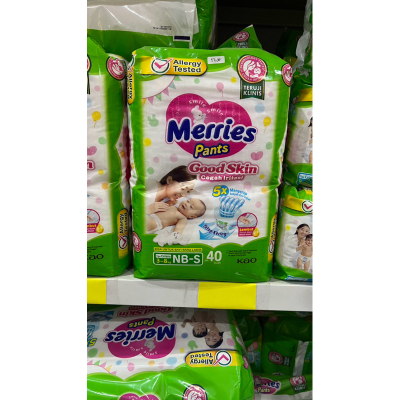 Jual popok merries ukuran standart | Shopee Indonesia