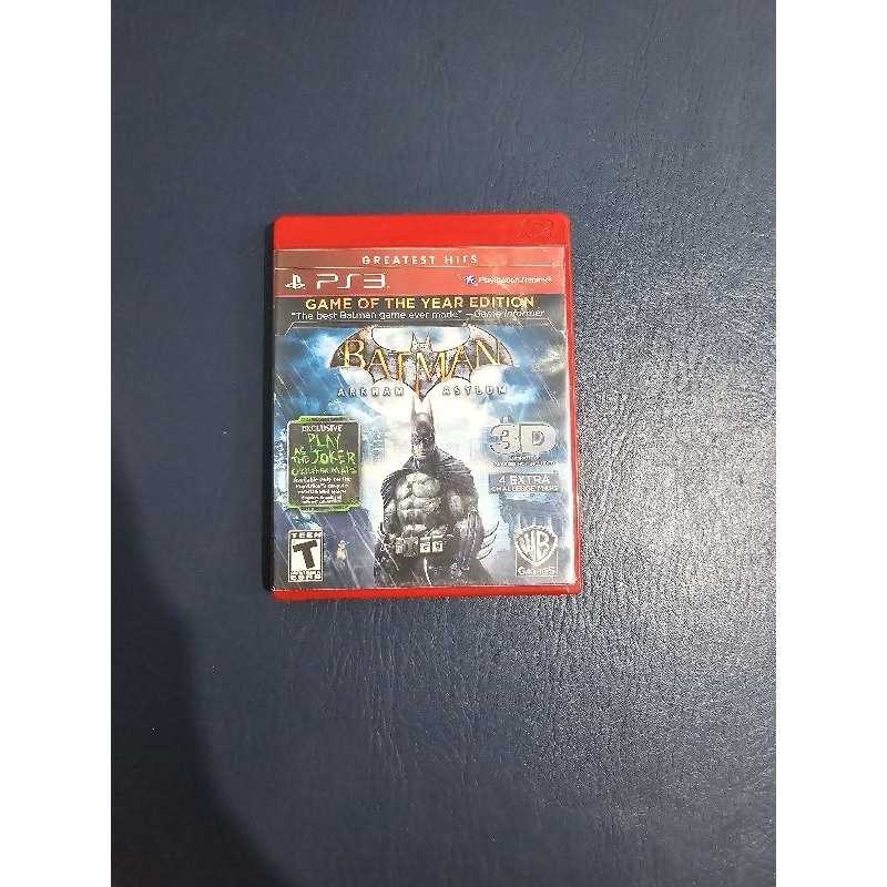 Jual BD Kaset Game PS3 Batman Arkham Asylum GOTY | Shopee Indonesia