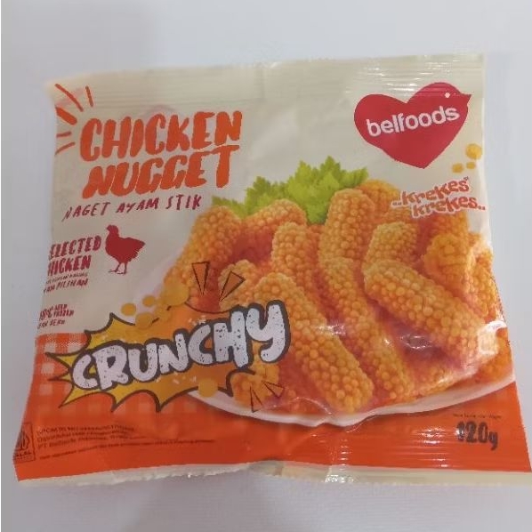 Jual BELFOODS CRUNCHY CHICKEN NUGGET STIK / NUGGET AYAM CRISPY STIK ...