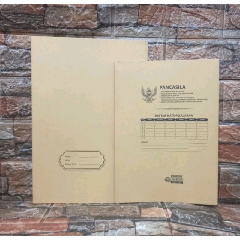 Jual Sampul Buku kertas boxsy dan kuarto bernama dan polos | Shopee ...