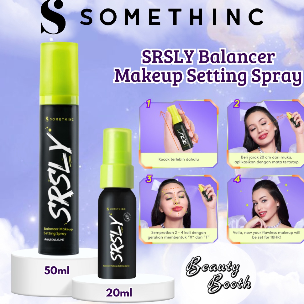 Jual KODE B15R SOMETHINC SRSLY Balancer Makeup Setting Spray 2ML 5ML ...
