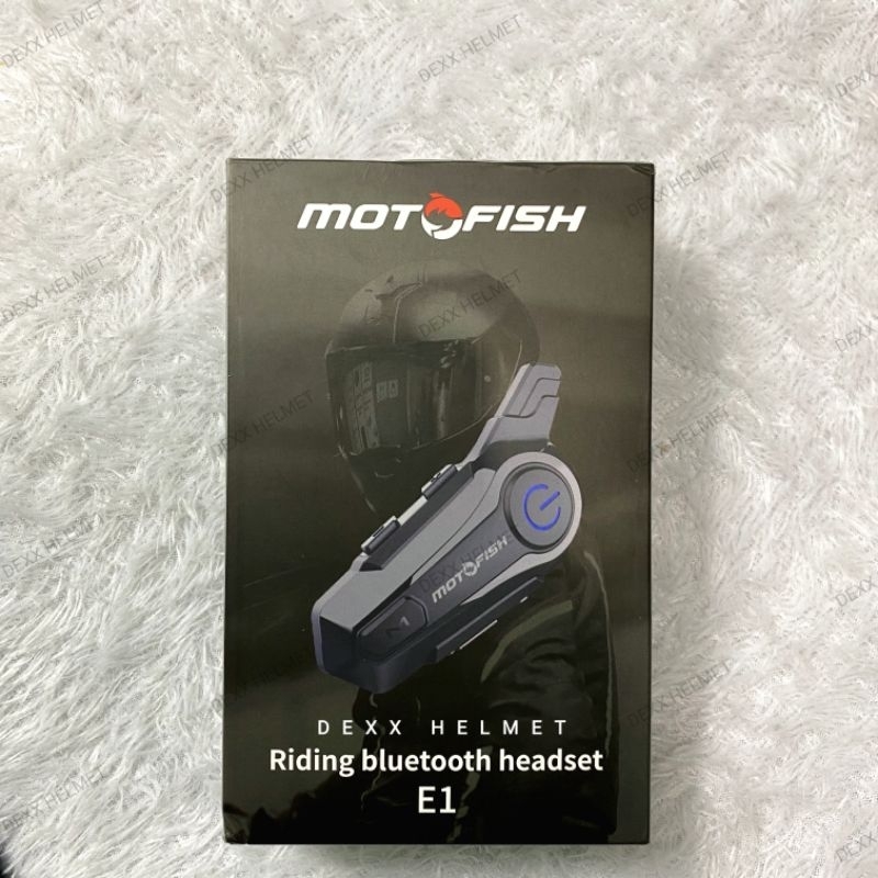 Jual INTERCOM MOTOFISH E1 BY RETOUCH ORIGINAL HALF FACE & FULL FACE ...
