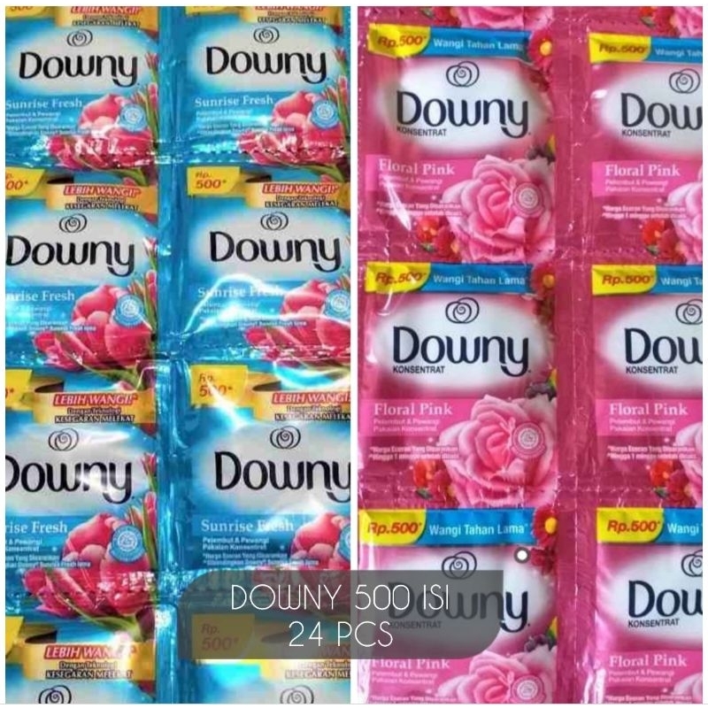Jual Downy 500 an renceng 24set | Shopee Indonesia