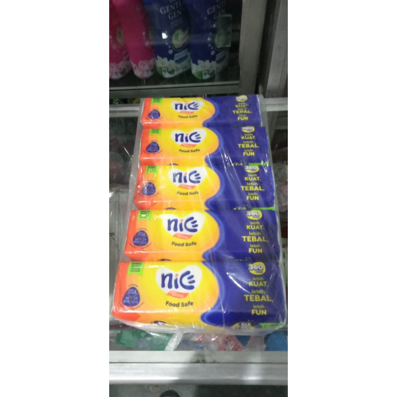 Jual tissue nice 360 sheet paket isi 5pcs | Shopee Indonesia