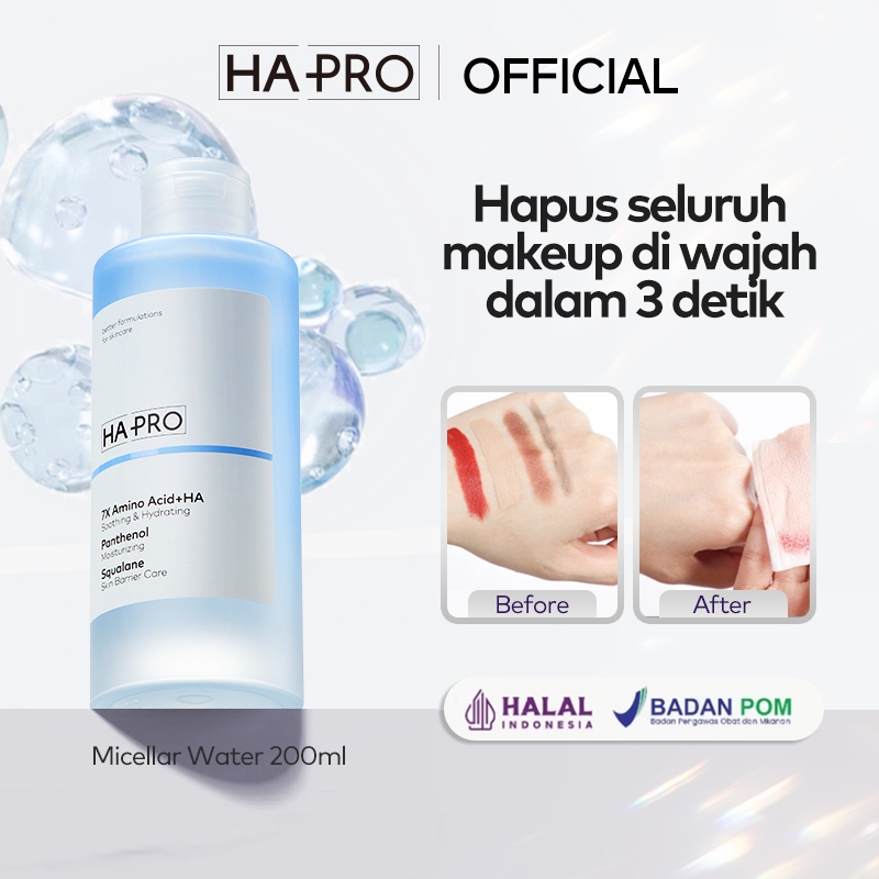 Jual [HAPRO] HA PRO 7X Amino acids Hydrating Gentle Micellar Water ...