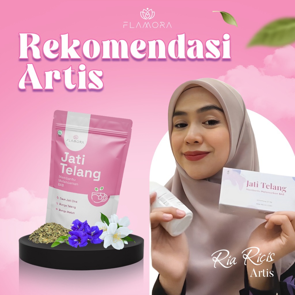 Jual Teh Herbal bantu Detoksifikasi Tubuh Flamora Teh Jati Telang Bantu ...