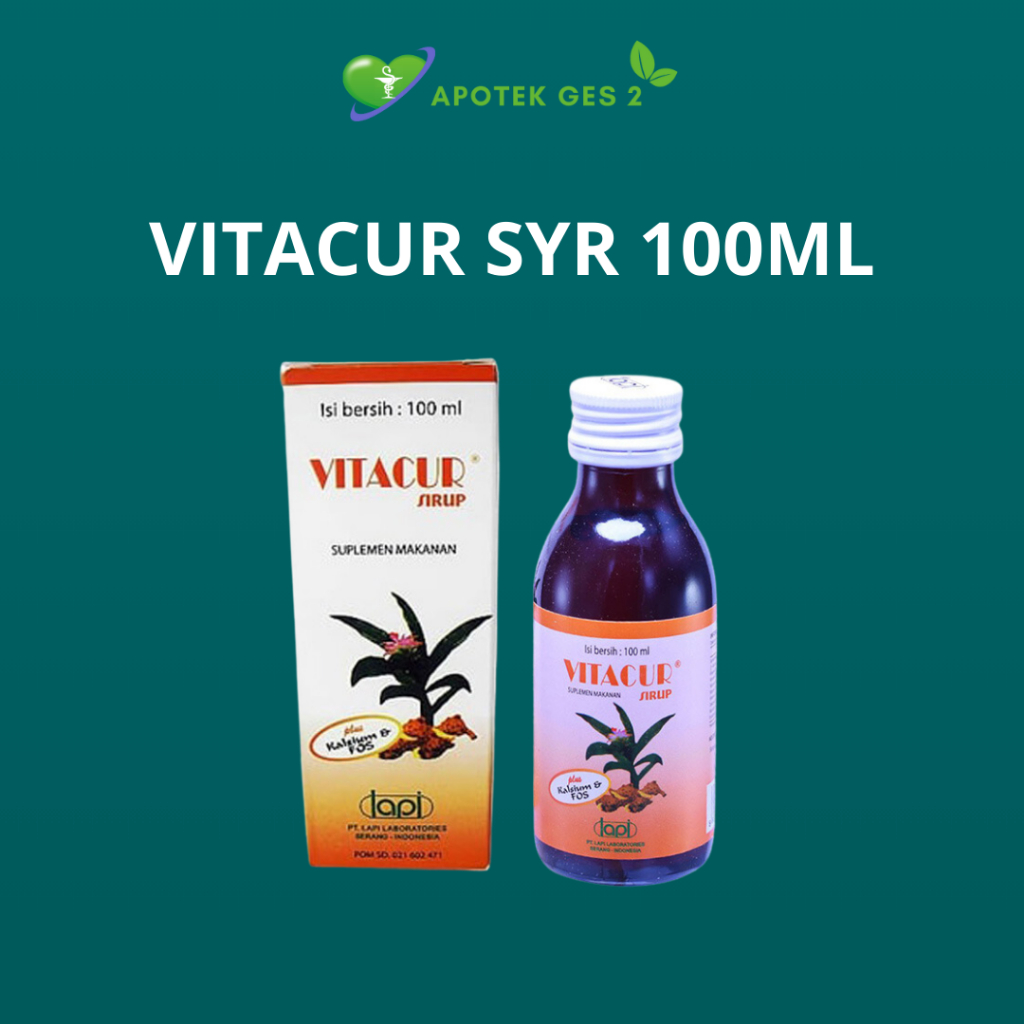 Jual VITACUR SYRUP 100 ML - Vitamin Penambah Nafsu Makan dan Stamina ...
