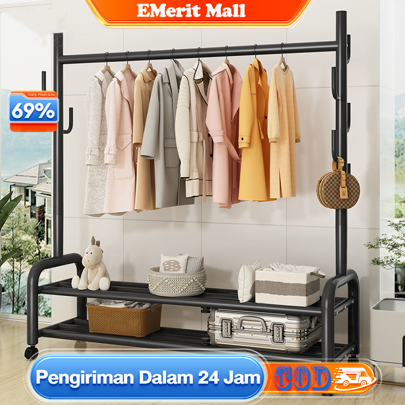 Jual Stand Hanger Display Butik Stand Hanger Single Rak Baju Gantung ...
