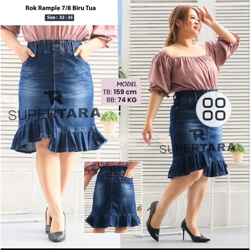 Jual 7/8 Rok Rample ( Supertara) | Shopee Indonesia
