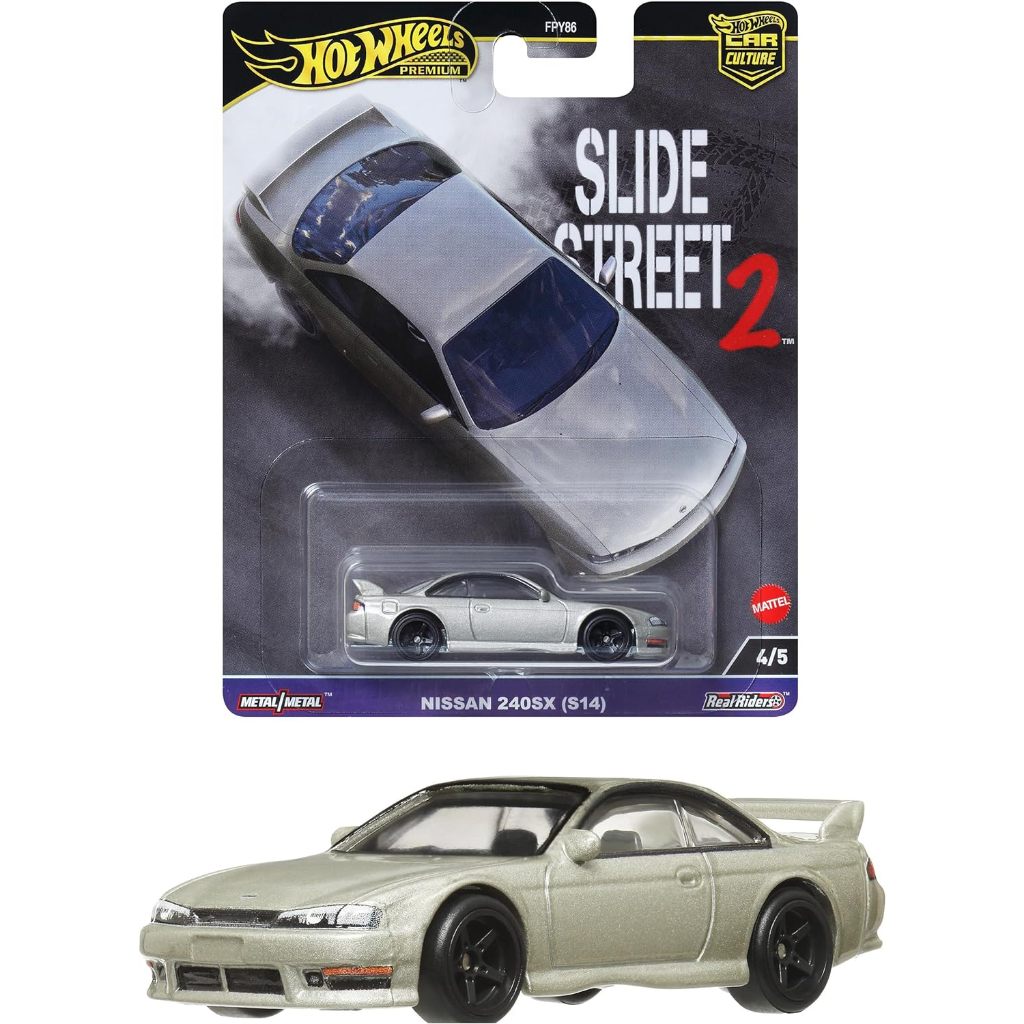 Jual Hotwheels hot premium slide street 2 2024 NISSAN 240SX S14 ...