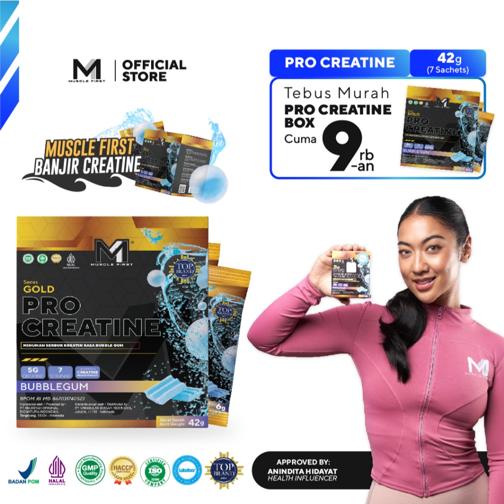 Jual MUSCLE FIRST Pro Creatine Box - Menambah Massa Otot Suplemen ...