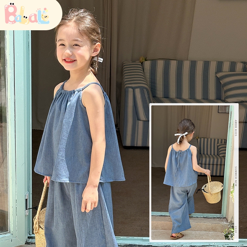 Jual Setelan Anak Perempuan baiu anak perempuan Denim Korea Style Jeans ...