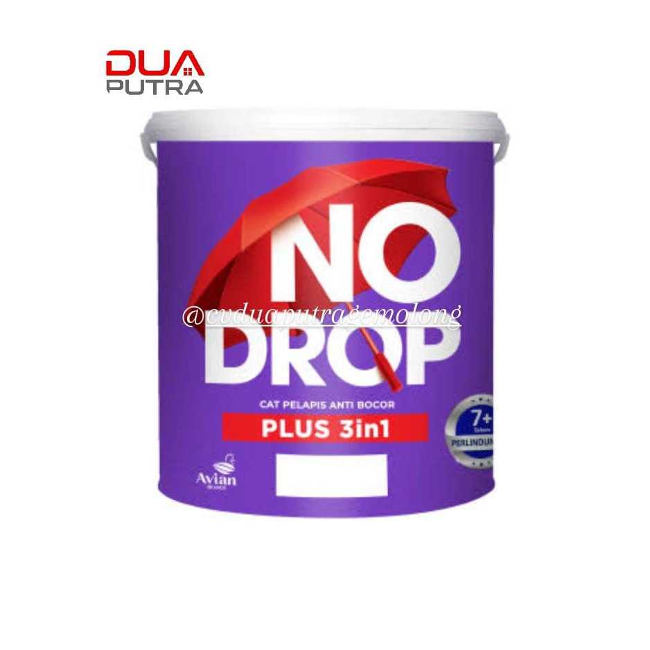 Jual NO DROP PLUS 3IN1/ NO DROP BASIC/ CAT TEMBOK/ CAT PELAPIS ANTI BOCOR/ WATERPROOFING 4KG ...
