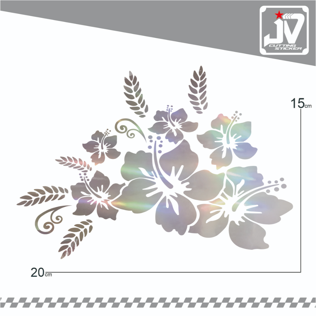 Jual stiker bunga flower cutting sticker motor murah kembang | Shopee ...