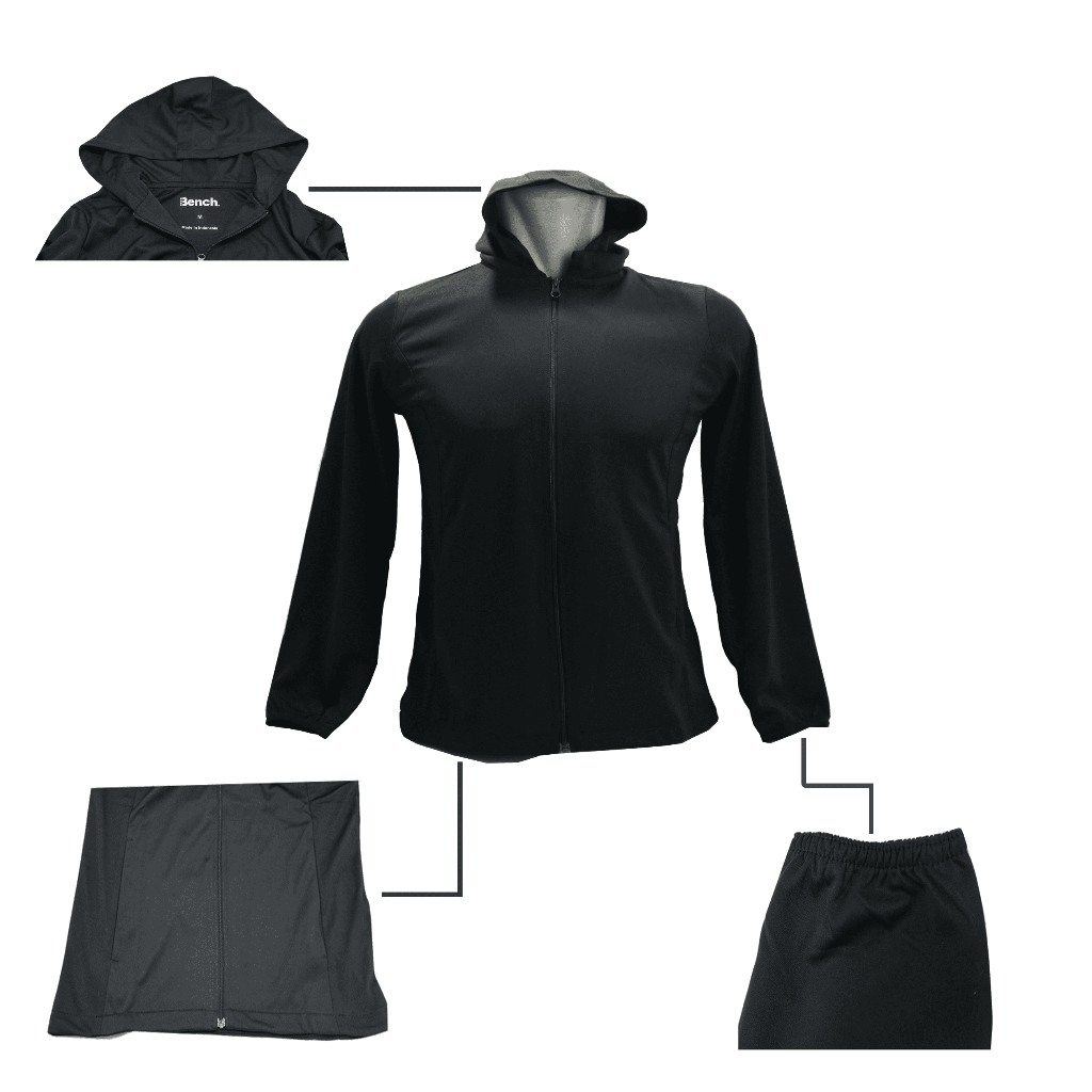 Jual Jaket Olahraga Premium Polos Bench Hitam | Shopee Indonesia