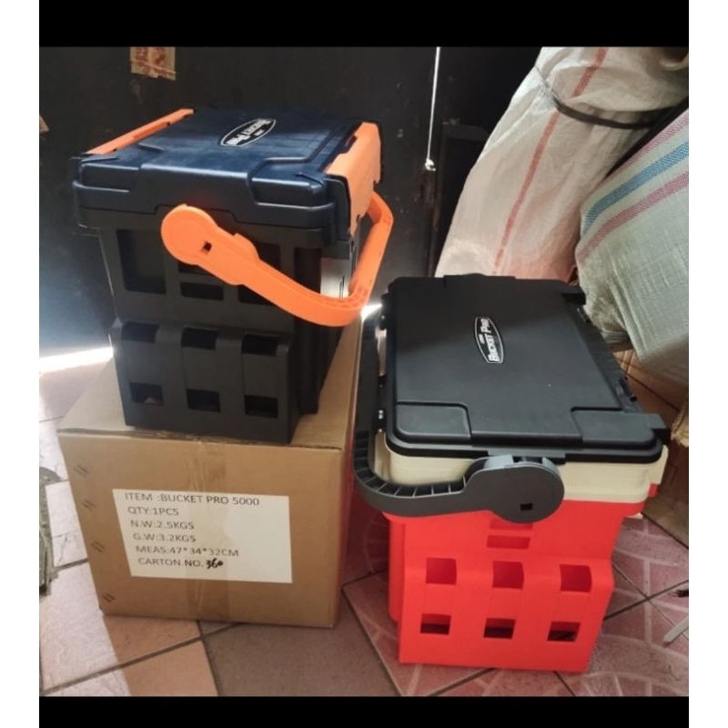 Jual kotak alat pancing pro daido bucket pro ukuran 5000 7000 9000 ...