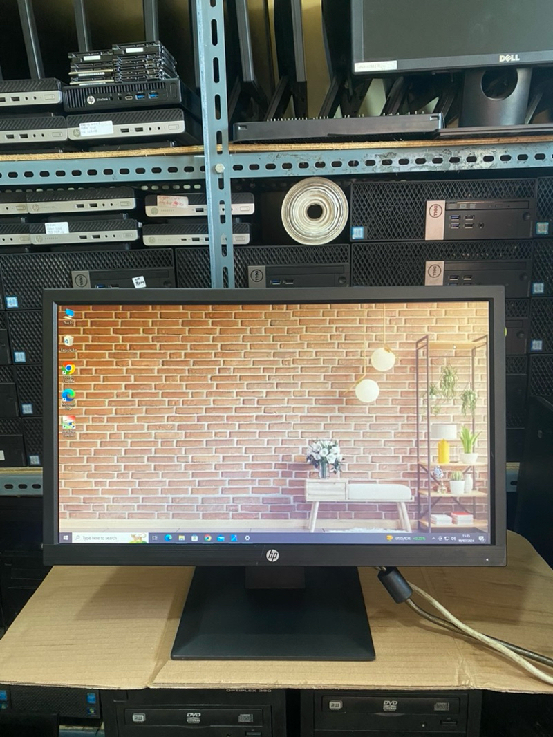 Jual monitor LED HP V204 HD+ input Hdmi vga mulus bergaransi | Shopee Indonesia