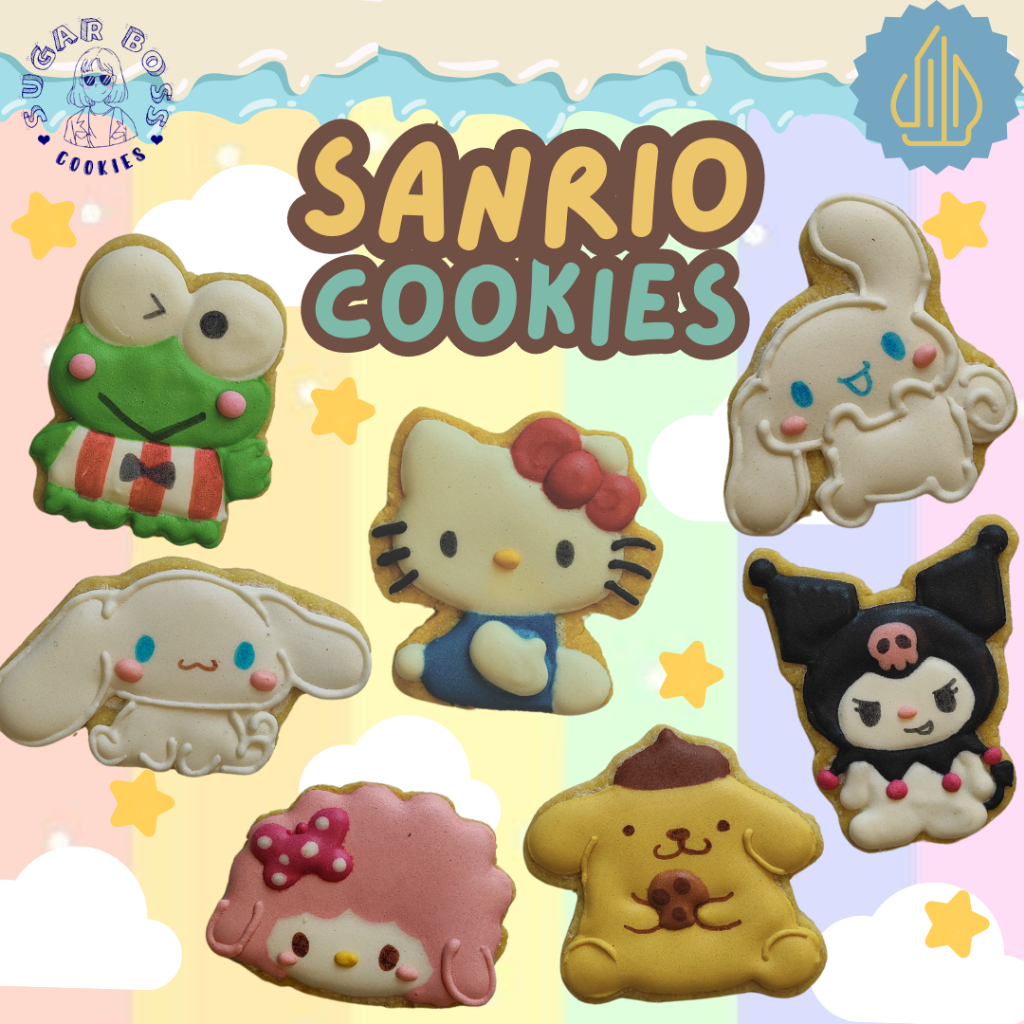 Jual COOKIES KARAKTER SANRIO/cookies sanrio/sanrio/kue hias sanrio ...