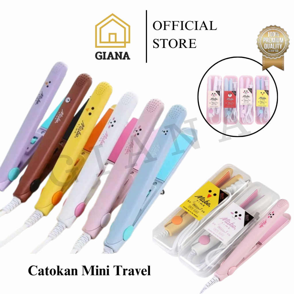 Jual Alat Catok Mini Catokan Mini Alat Catok Rambut Mini 1Set 2 in 1 ...