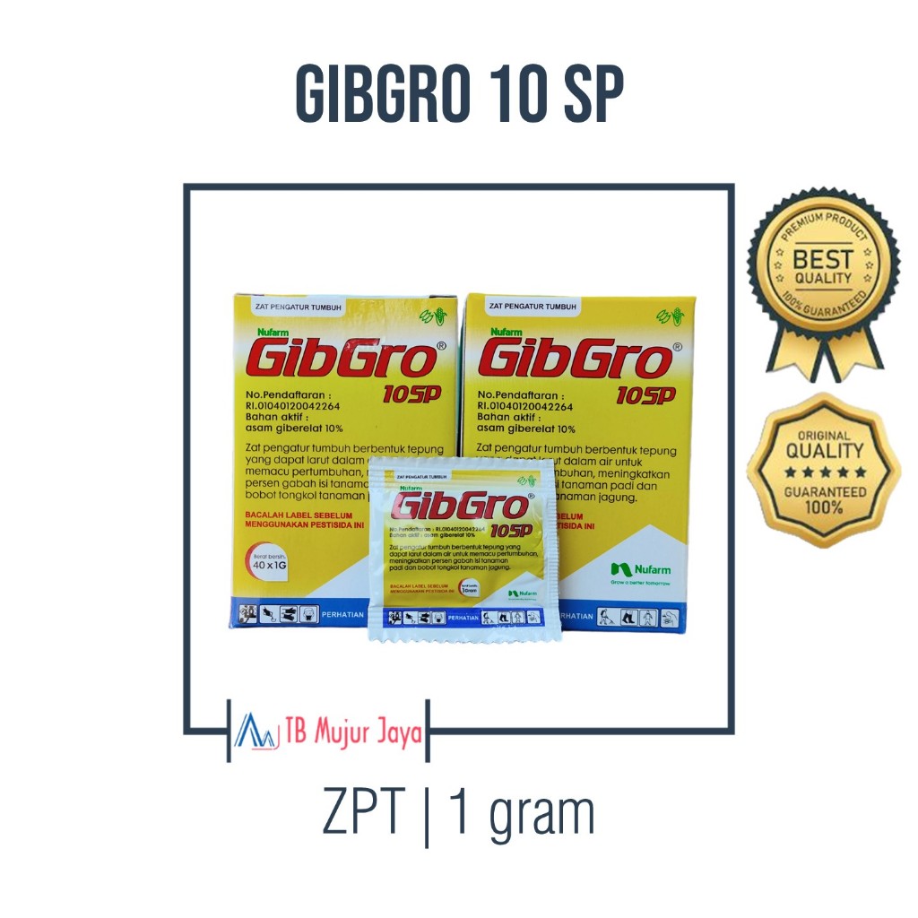 Jual GIBGRO 10 SP Zat Pengatur Tumbuh 1 gram | Shopee Indonesia