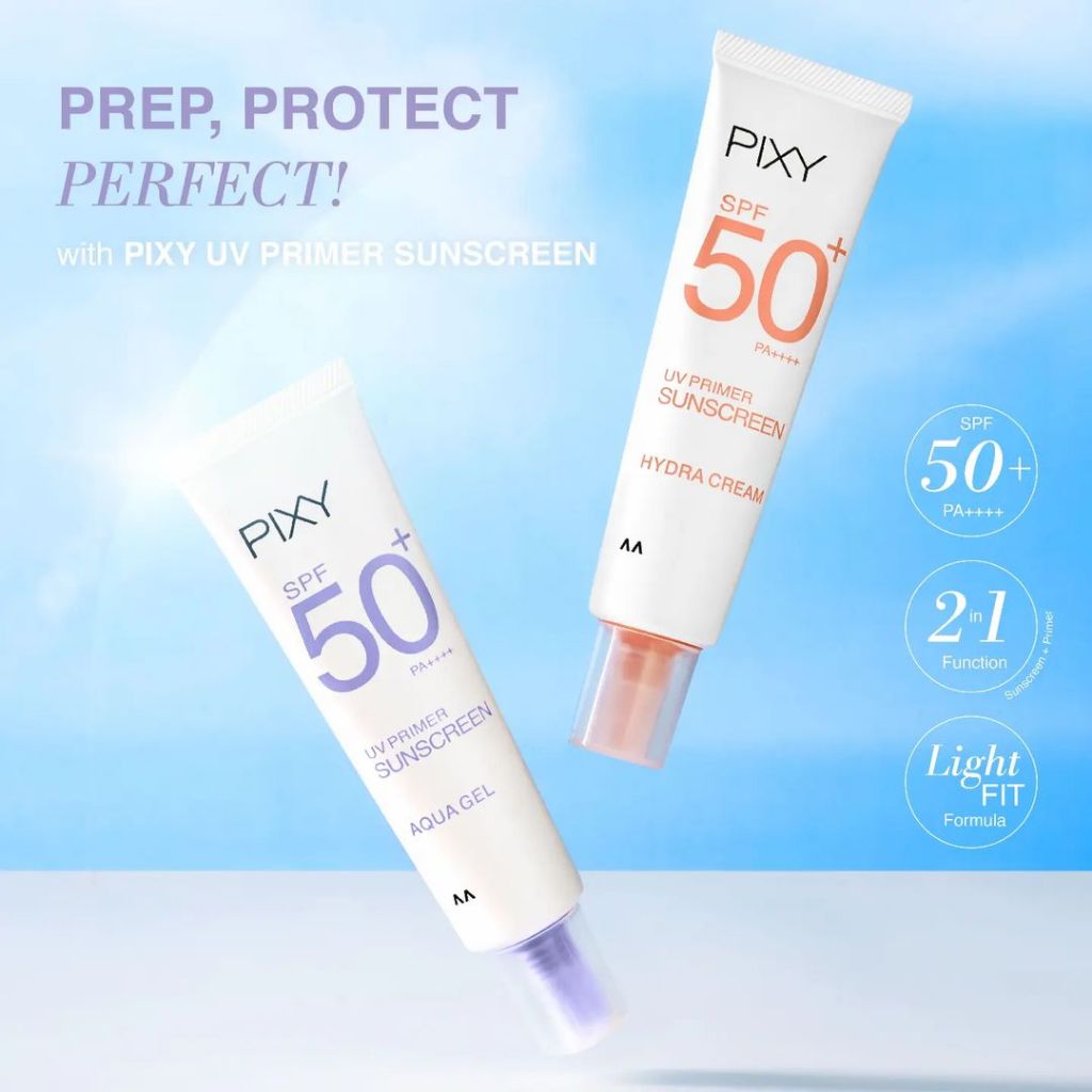 Jual PIXY UV Primer Sunscreen Hydra Cream / Aqua Gel SPF50+ PA+++ 30 ML ...