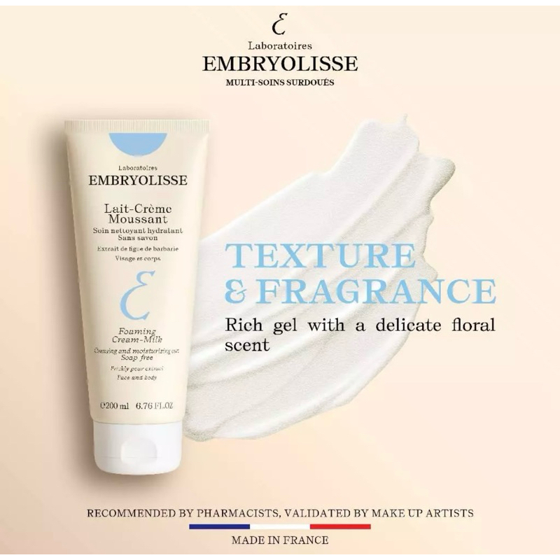 Jual Embryolisse Foaming Cream Milk / Lait-Creme Moussant 200ml ...