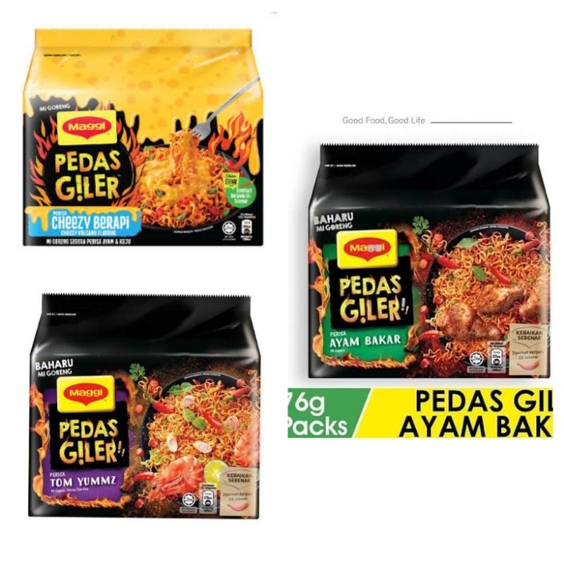 Jual mie mi maggi pedas giler malaysia tomyam ayam maggi pedas giler ...
