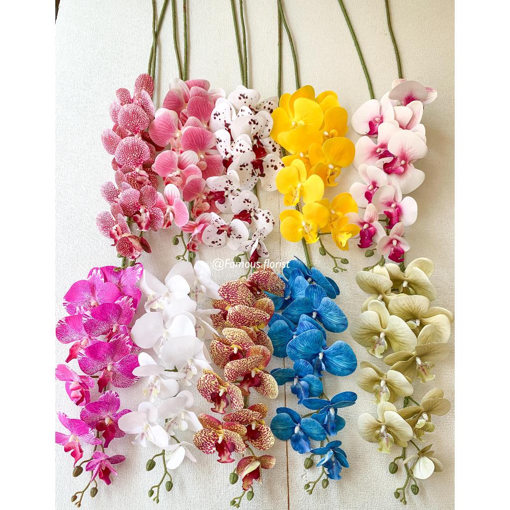 Jual Bunga anggrek orchid latex artificial | Shopee Indonesia