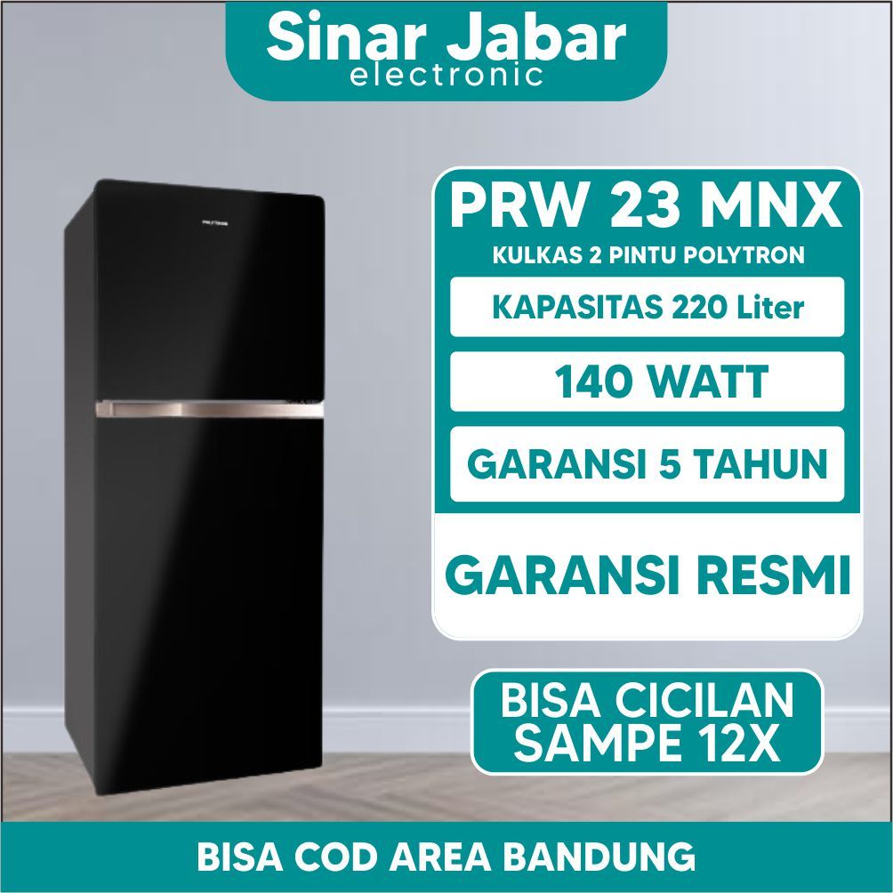 Jual KULKAS 2 PINTU POLYTRON PRW 23 MNX GARANSI RESMI | Shopee Indonesia