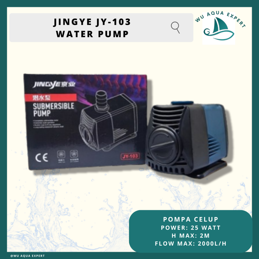 Jual JingYe JY-103, JY-104 Water Pump Submersible Pump Pompa Akuarium | Shopee Indonesia