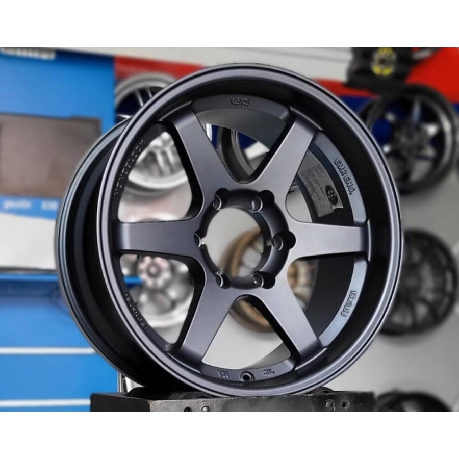 Jual velg mobil r18 VOLKRAYS TE37 lebar 9,5 et 20 velg ring 18 fortuner pajero hilux triton ...