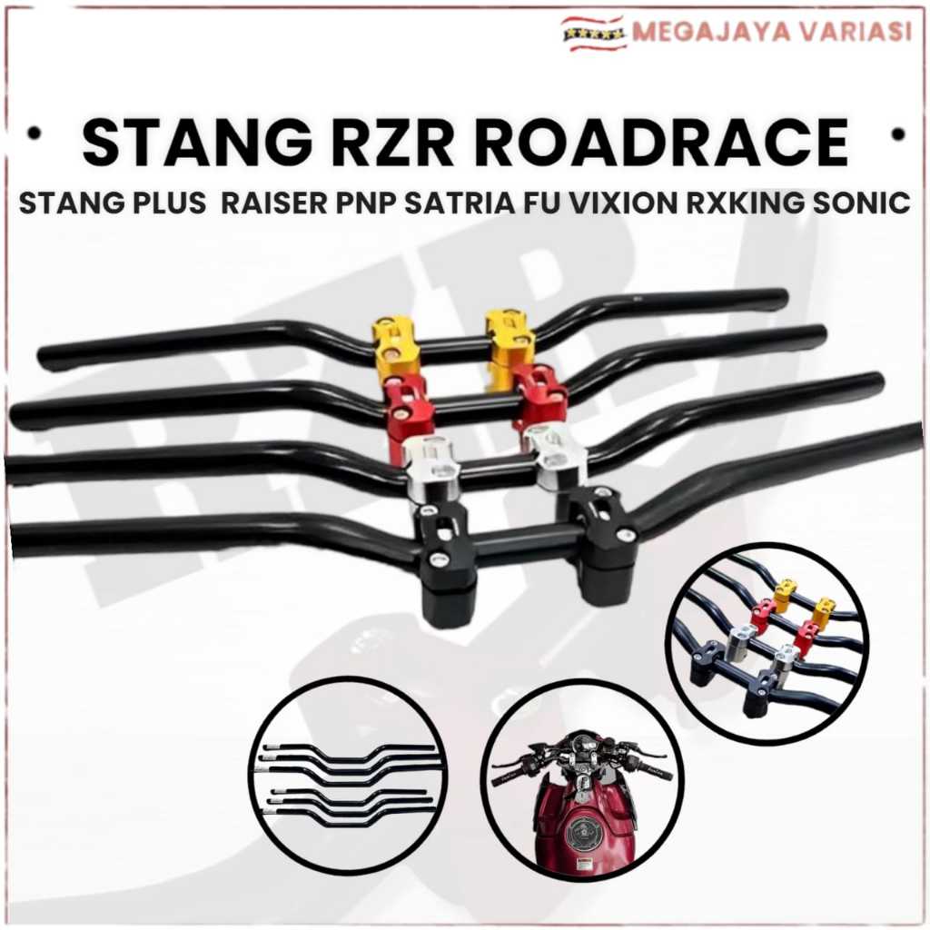 Jual Stang RZR Roadrace plus Raiser CNC Universal Vixion CB150R Verza ...