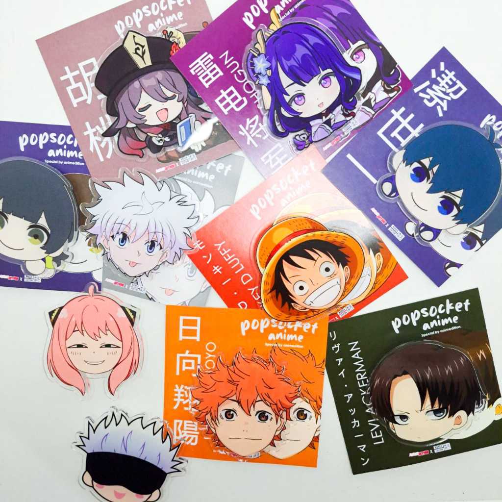 Jual Pop Socket Anime Griptok Akrilik Phone Holder Jujutsu Kaisen ...