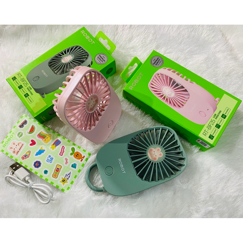 Jual MINI FAN ROBOT 3 KECEPATAN ANGIN RINGAN DAN TIPIS 1200mAH GARANSI ...