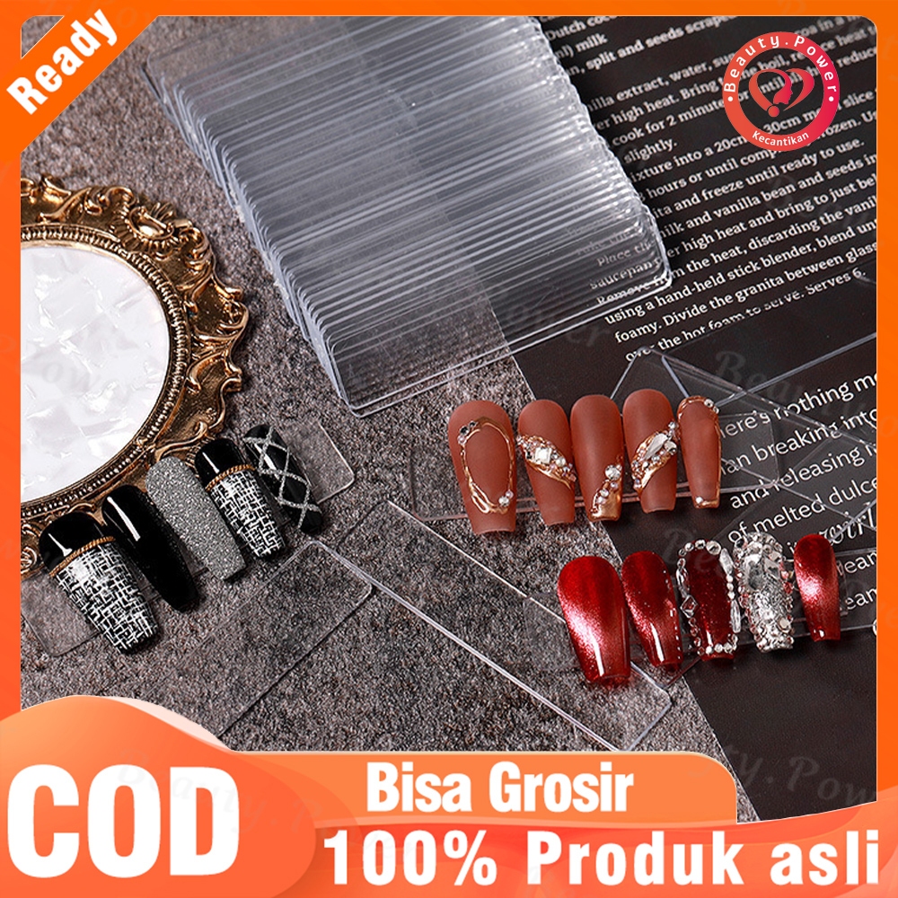 Jual 50pcs Stand Display Kuku Palsu Bahan Akrilik Transparan/Display ...
