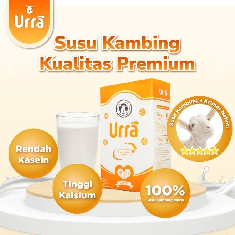 Jual SUSU URRA 200ml Susu Kambing Saanen Untuk Penambah Berat Badan dan ...