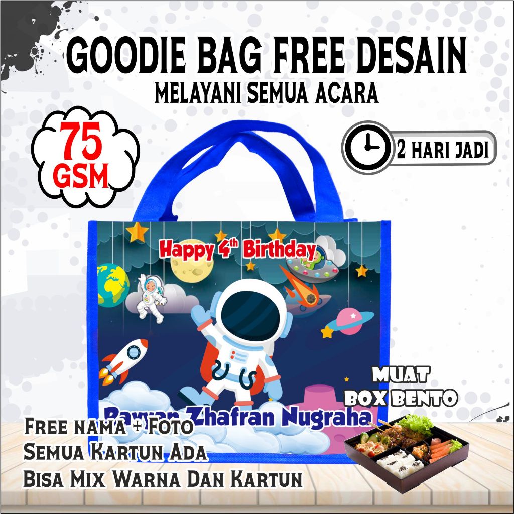 Jual TAS ULANG TAHUN / TAS ULTAH / TAS ULTAH HOKBEN/GOODIE BAG/GOODIE ...