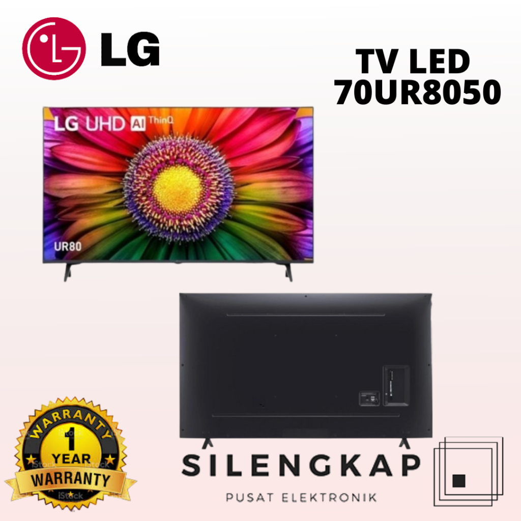 Jual LG 70UR8050 Smart TV LG 70 inch UHD 4K HDR ThinQ AI LG 70UR8050PSB ...