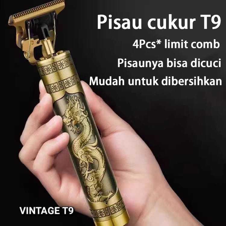 Jual VINTAGE T9 / ALAT CUKUR NAGA HAIR CLIPPER / SHAVER / TRIMMER CORDLESS ( ALAT CUKUR RAMBUT ...
